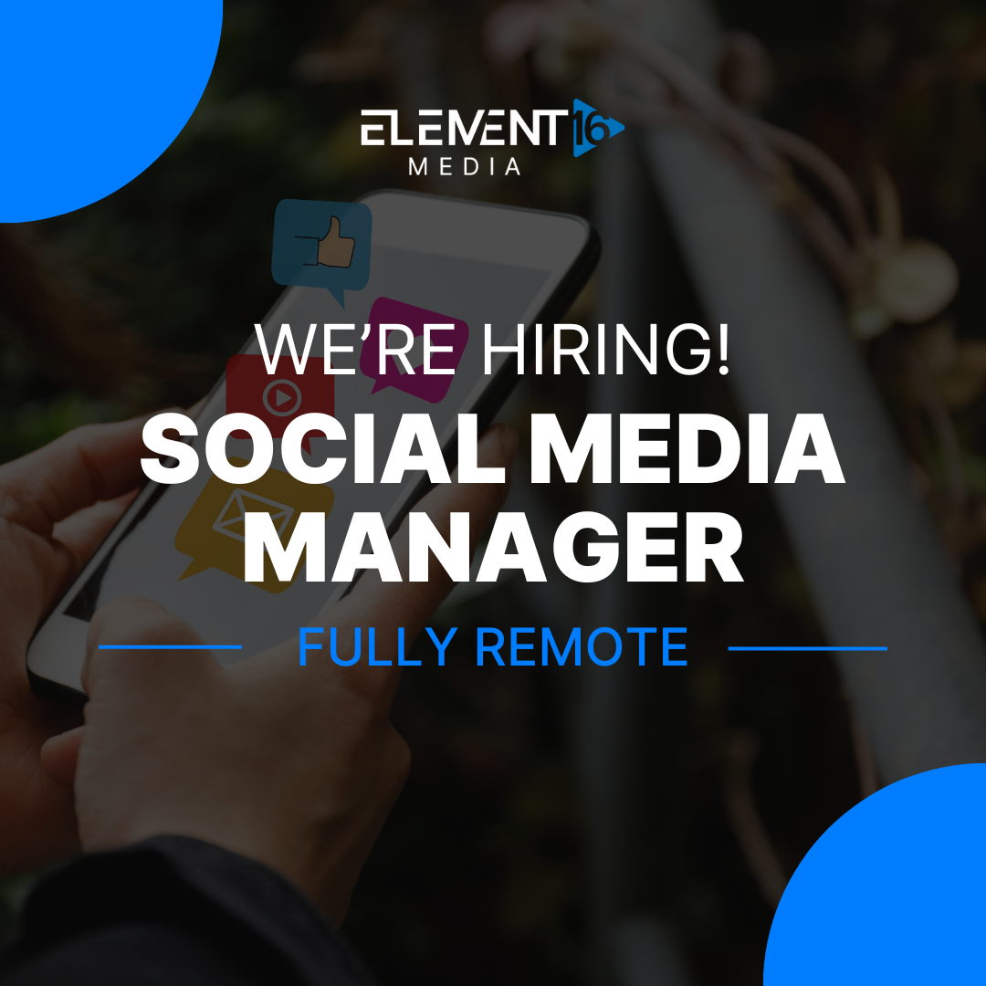 Social Media Manager Job Opening